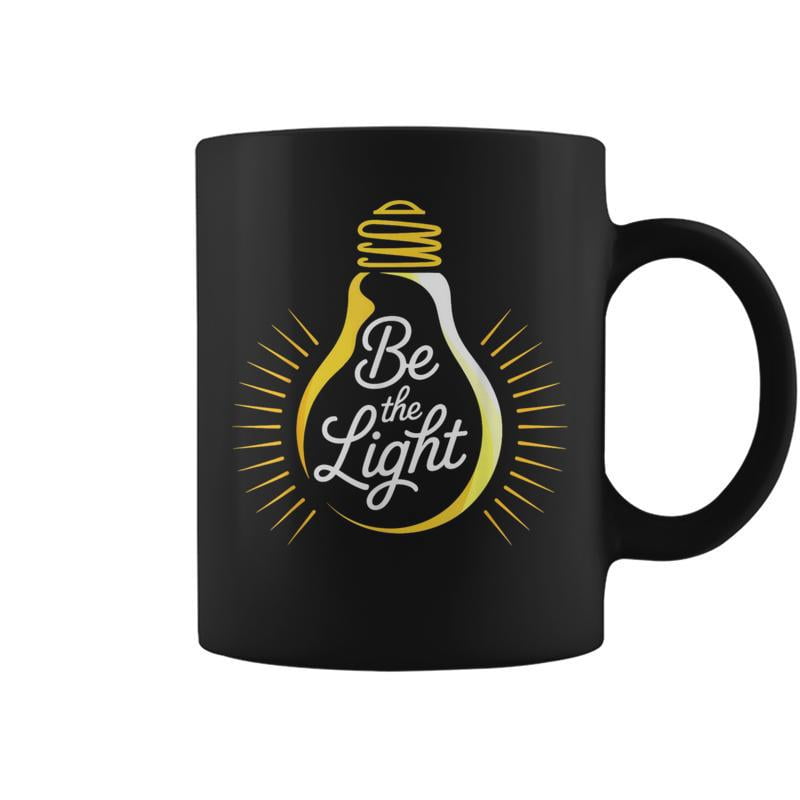 Be Light Bulb Bible Verses Christian Believer Kids Coffee Mugs ...