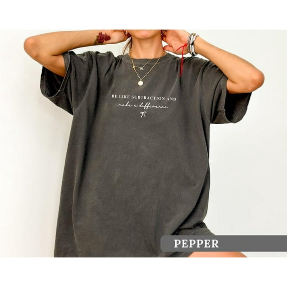 Be Like Subtraction And Make A Difference Shirt Math Teacher Tee Math ...