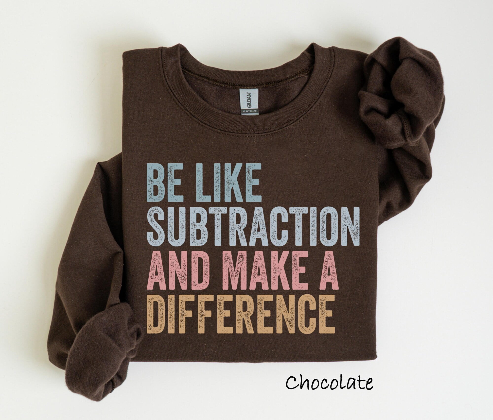 Be Like Subtraction And Make A Difference TShirt Funny Math Teacher ...