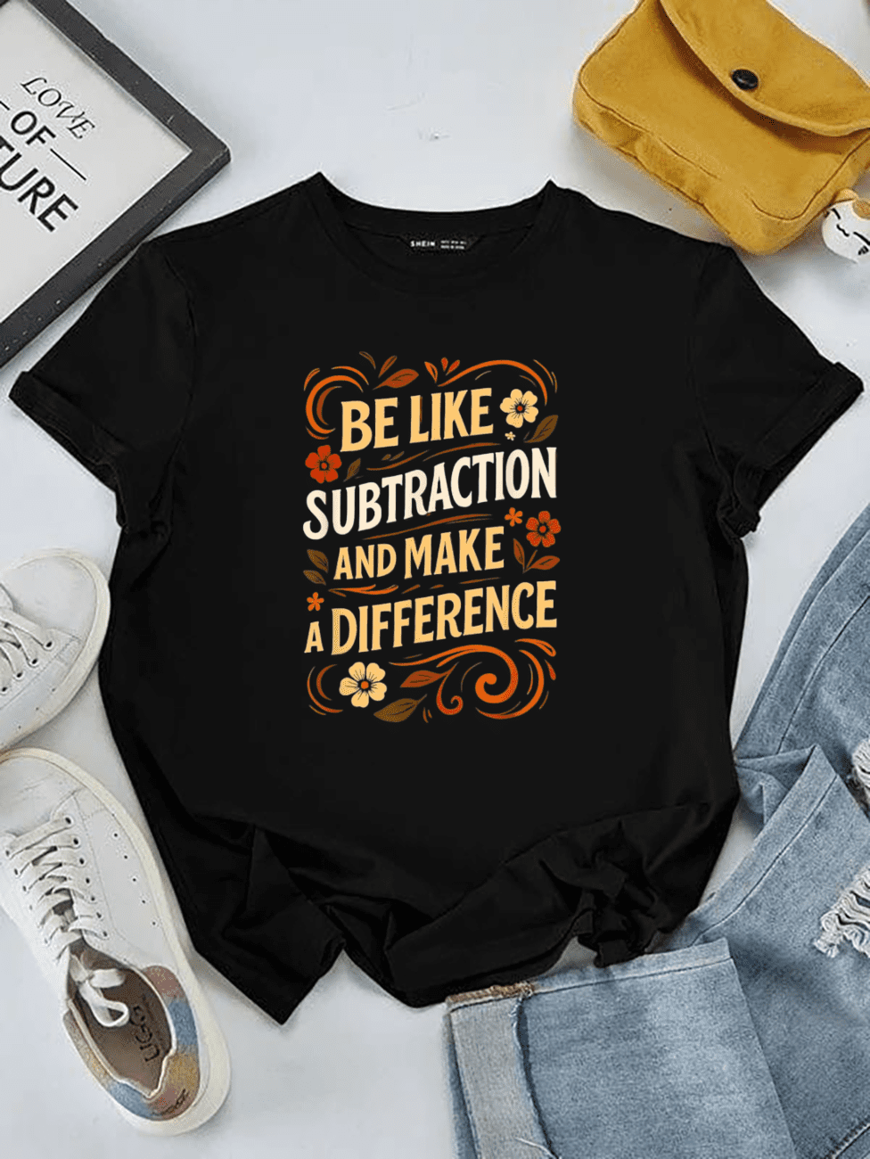 Be Like Subtraction Make A Difference Funny Math Teacher Unisex T-Shirt ...