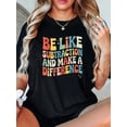 Be Like Subtraction and Make A Difference Math Teacher Women T-Shirt ...
