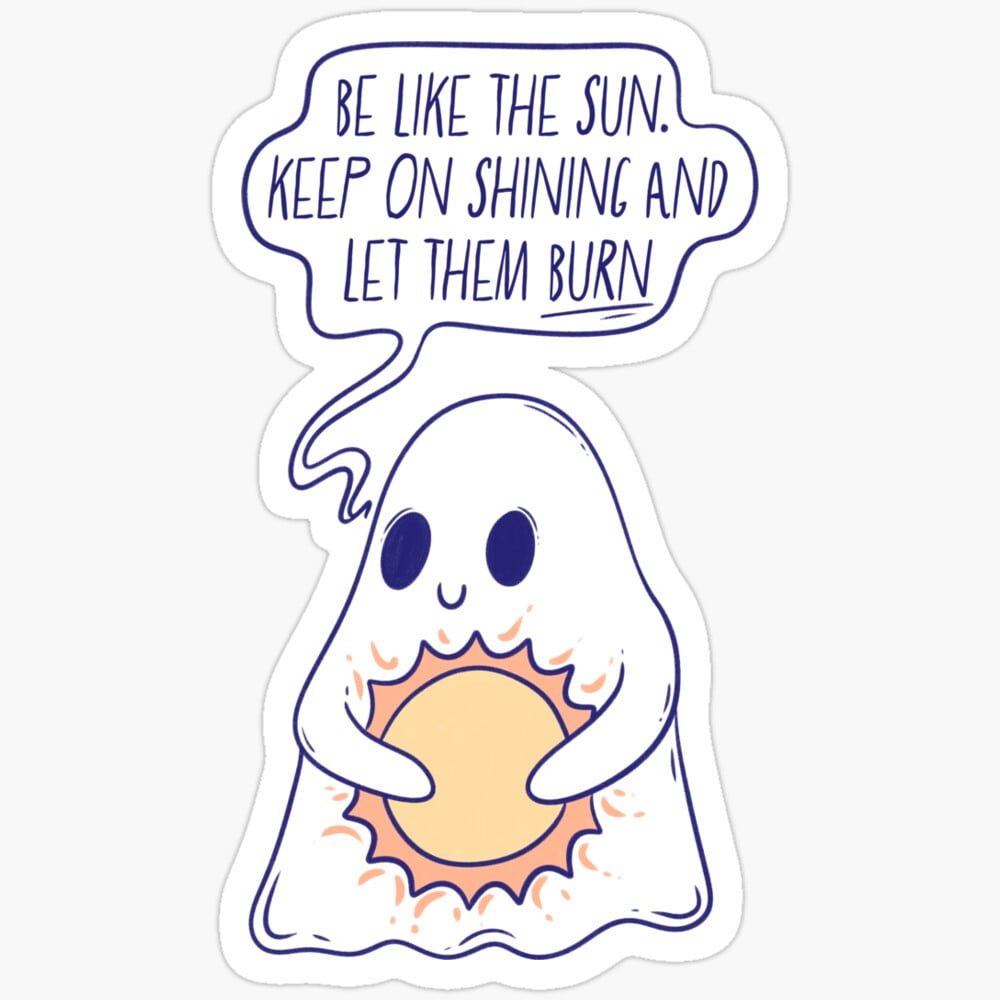 Be Like The Sun. Keep On Shining. Sticker Phone Decal Water Bottle ...