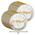 Be Magical Girl Birthday Party Plates - Unicorn Birthday Party Supplies ...
