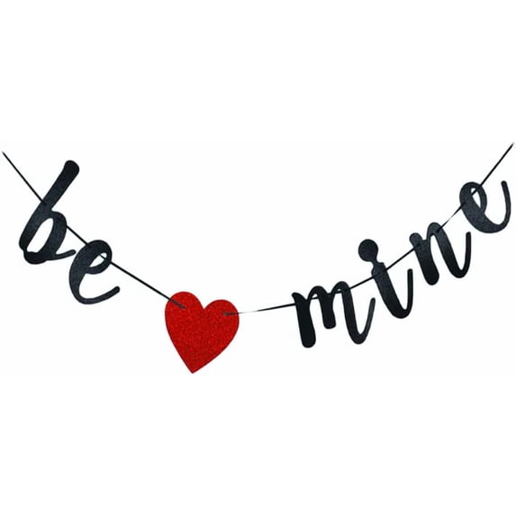 Be Mine Banner -Valentine's Day Decorations,Wedding，Engagement ...