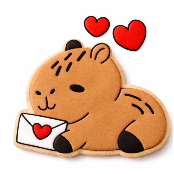 Be Mine Capybara Cookie Cutter and Stamp - Walmart.com