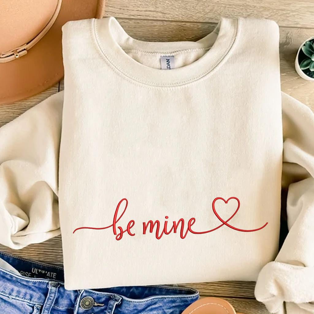 Be Mine Embroidery Design, Love Embroidery , Valentine's Day Machine ...
