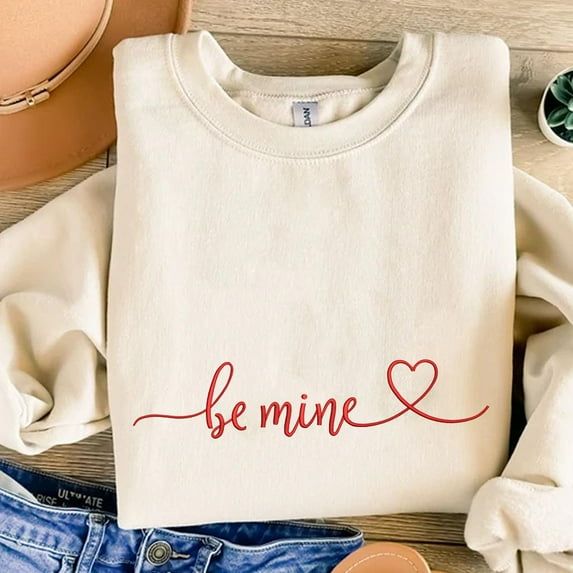 Be Mine Embroidery Design, Love Embroidery , Valentine's Day Machine ...