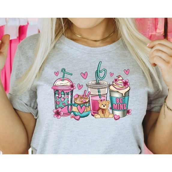 Be Mine Shirt Valentine Day Shirt Valentine Coffee Shirt Women 39 s ...