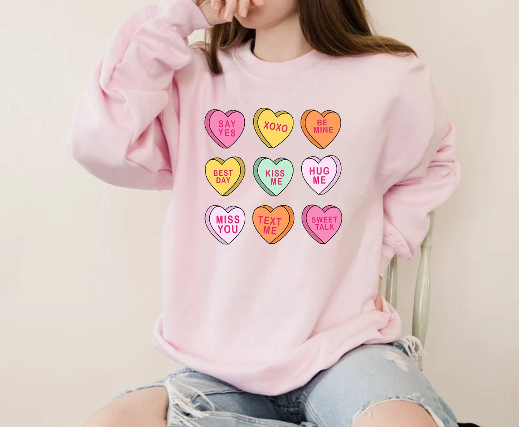 Be Mine T-Shirt, Conversation Hearts Shirt, XOXO T-Shirt, Valentines ...