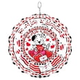 Be Mine Valentine Love Puppy 3D Wind Spinner Hanging, UV Printed ...