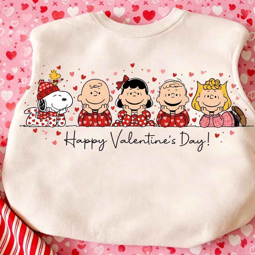 Be My Valentine Sweatshirt, Cute Cartoon Dog Couple, Valentine’s Day ...