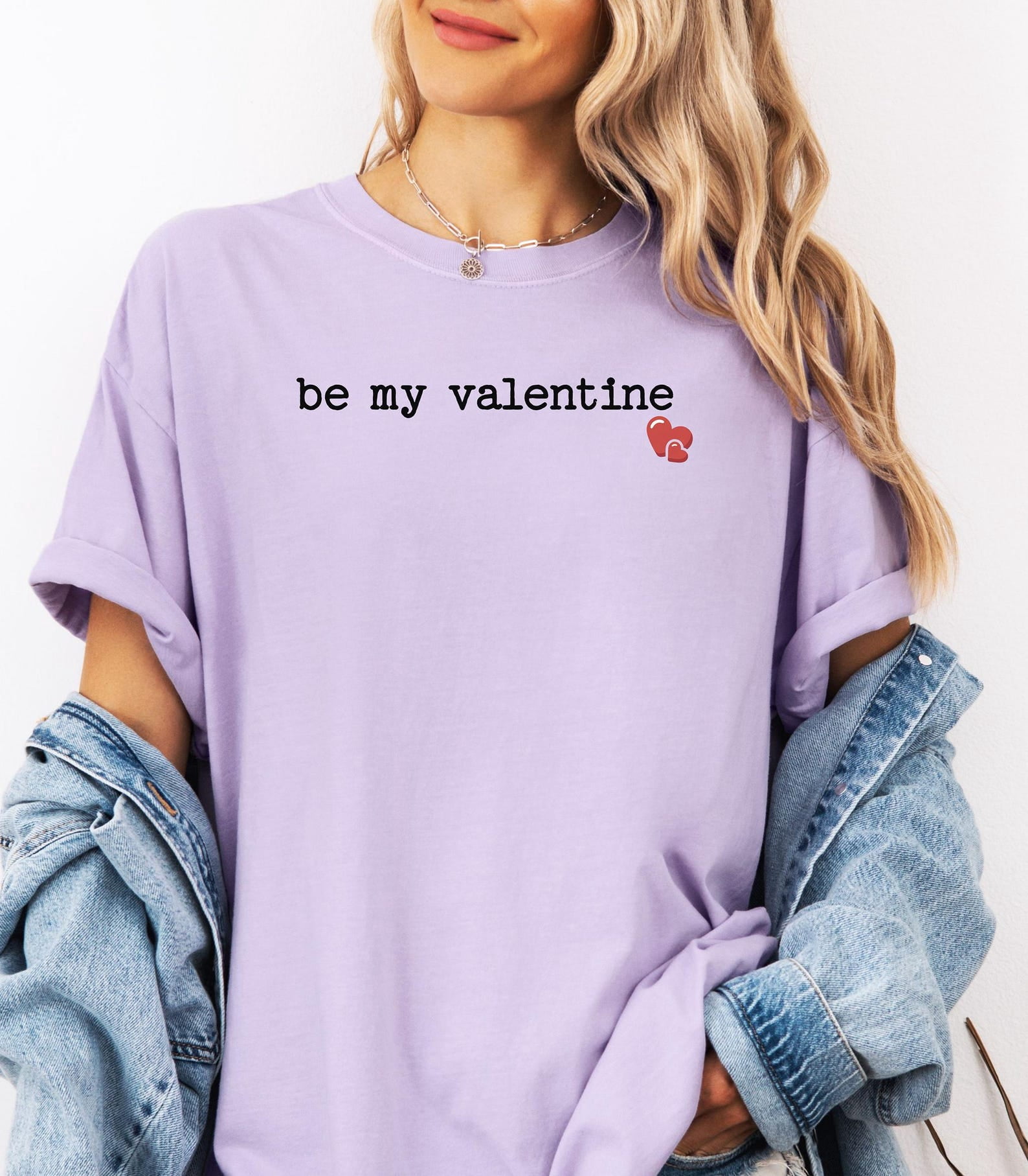 Be My Valentine T-Shirt, Simple Heart Valentine Design - Walmart.com