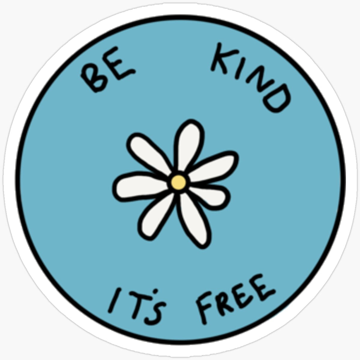 Be Nice Sticker Sticker. Gift For You - Decorate Laptops, Water Bottles ...