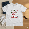 Be Nice to The Nurse Holiday Icon Is Watching Funny Christmas Unisex T ...