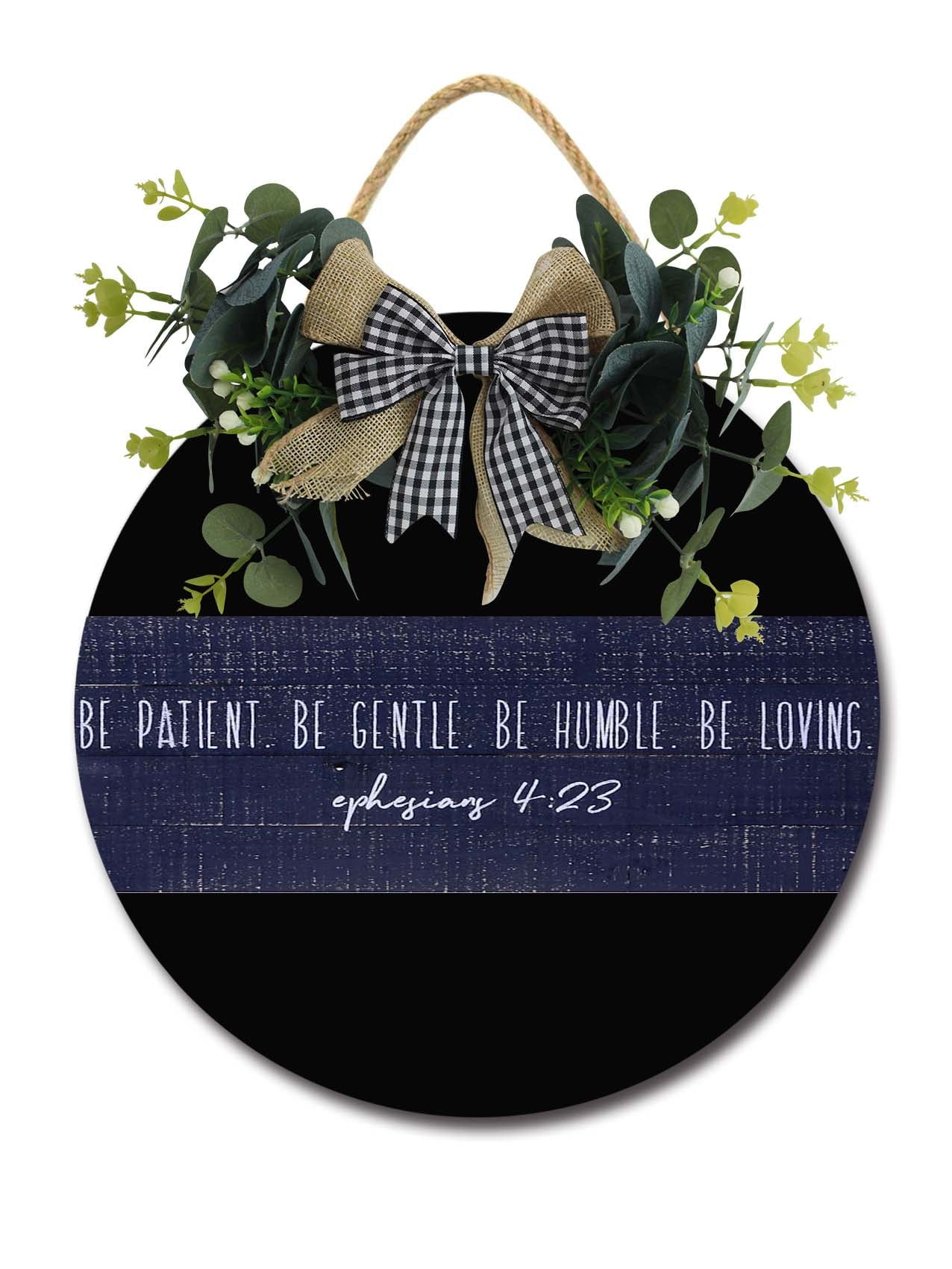 Be Patient Be Gentle Be Humble Be Loving Sign Farmhouse Wood Sign Front ...