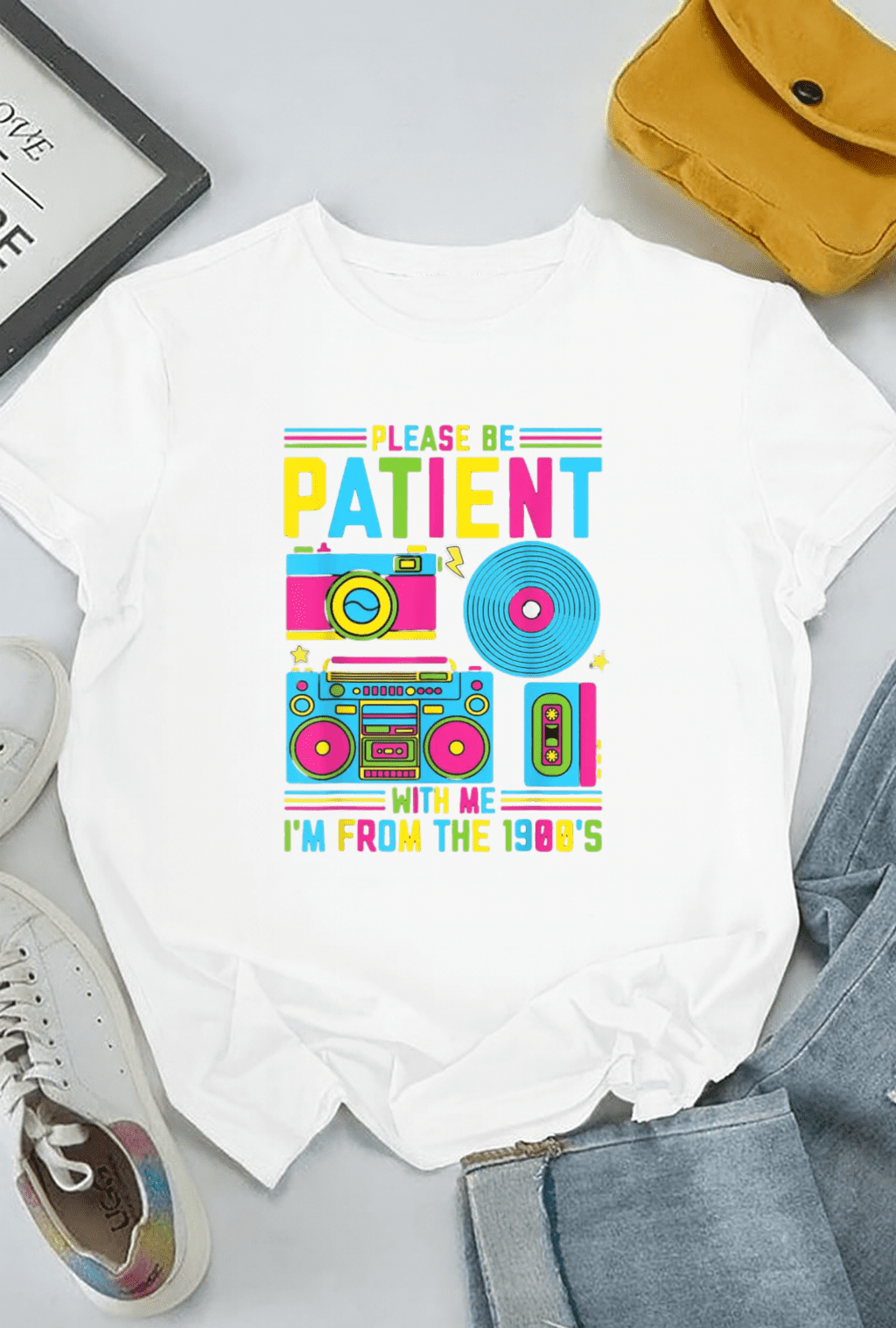 Be Patient With Me I Am From The 1900s Funny 90s up to Size 5XL Unisex T-Shirt - Walmart.com