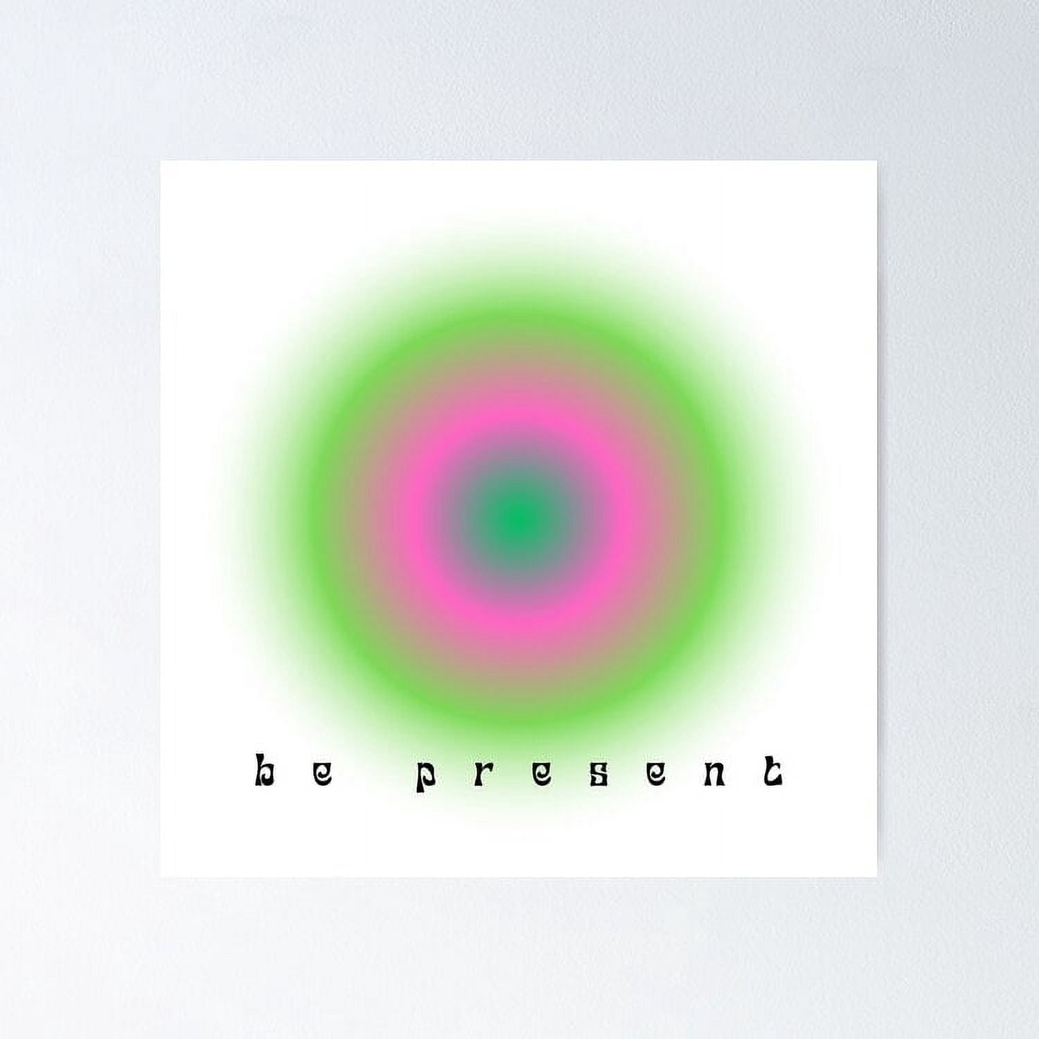 Be Present - Black Text Poster- Unframed Poster | Wall Art | Perfect ...