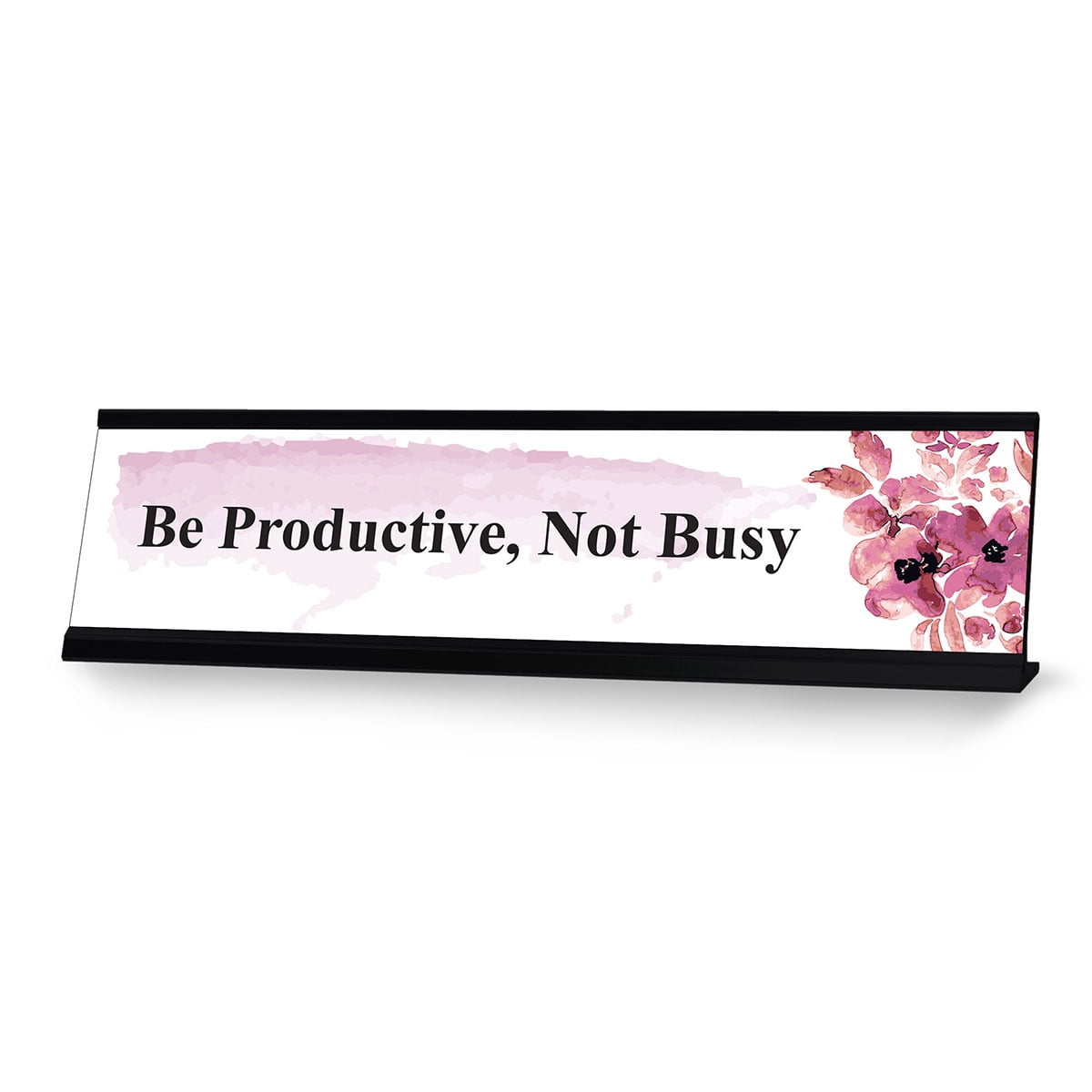 Be Productive Not Busy Designer Series Desk Sign, Novelty Nameplate (2 ...