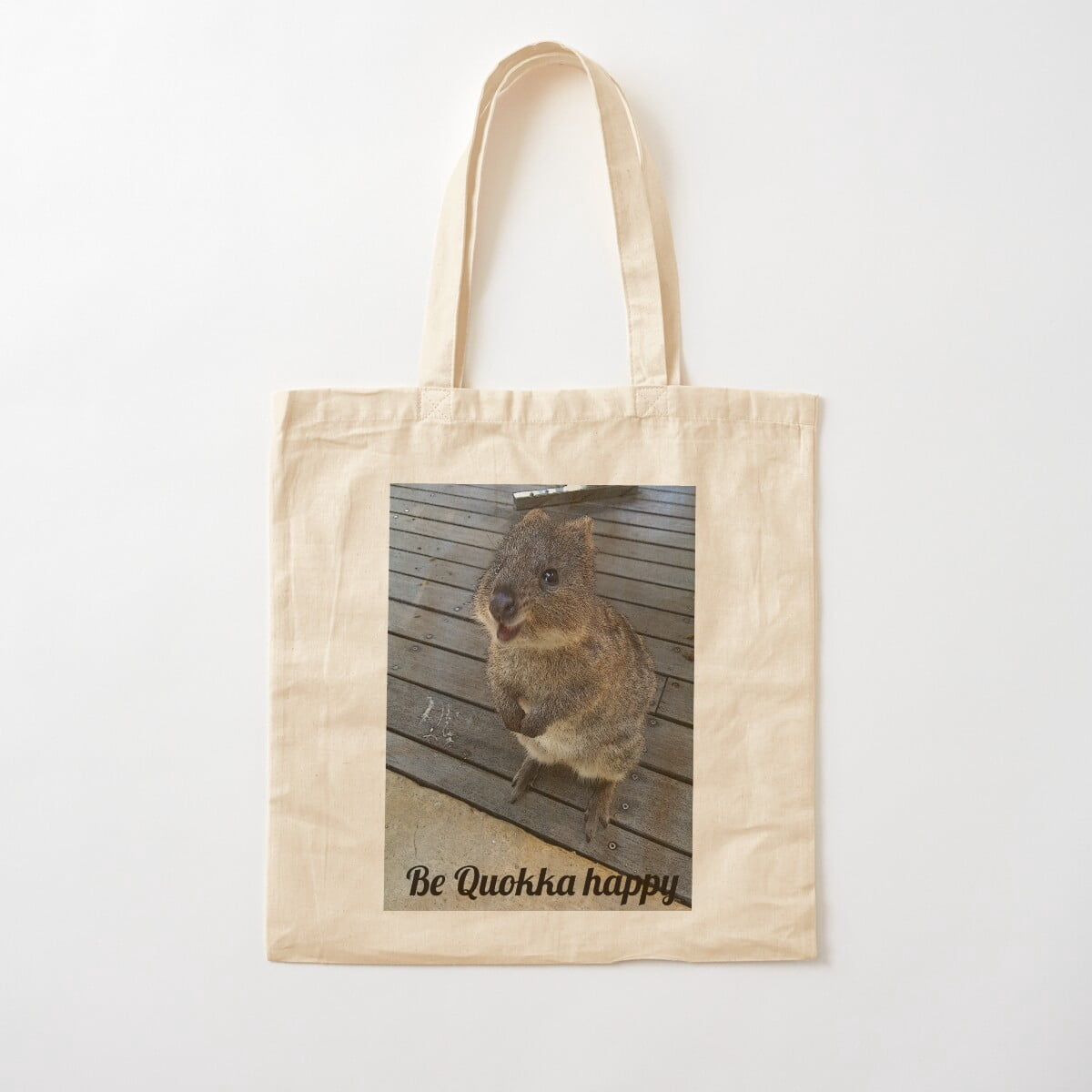 Be Quokka Happy Cotton Tote Bag Canvas Tote Bag, Family Gift For Mother ...