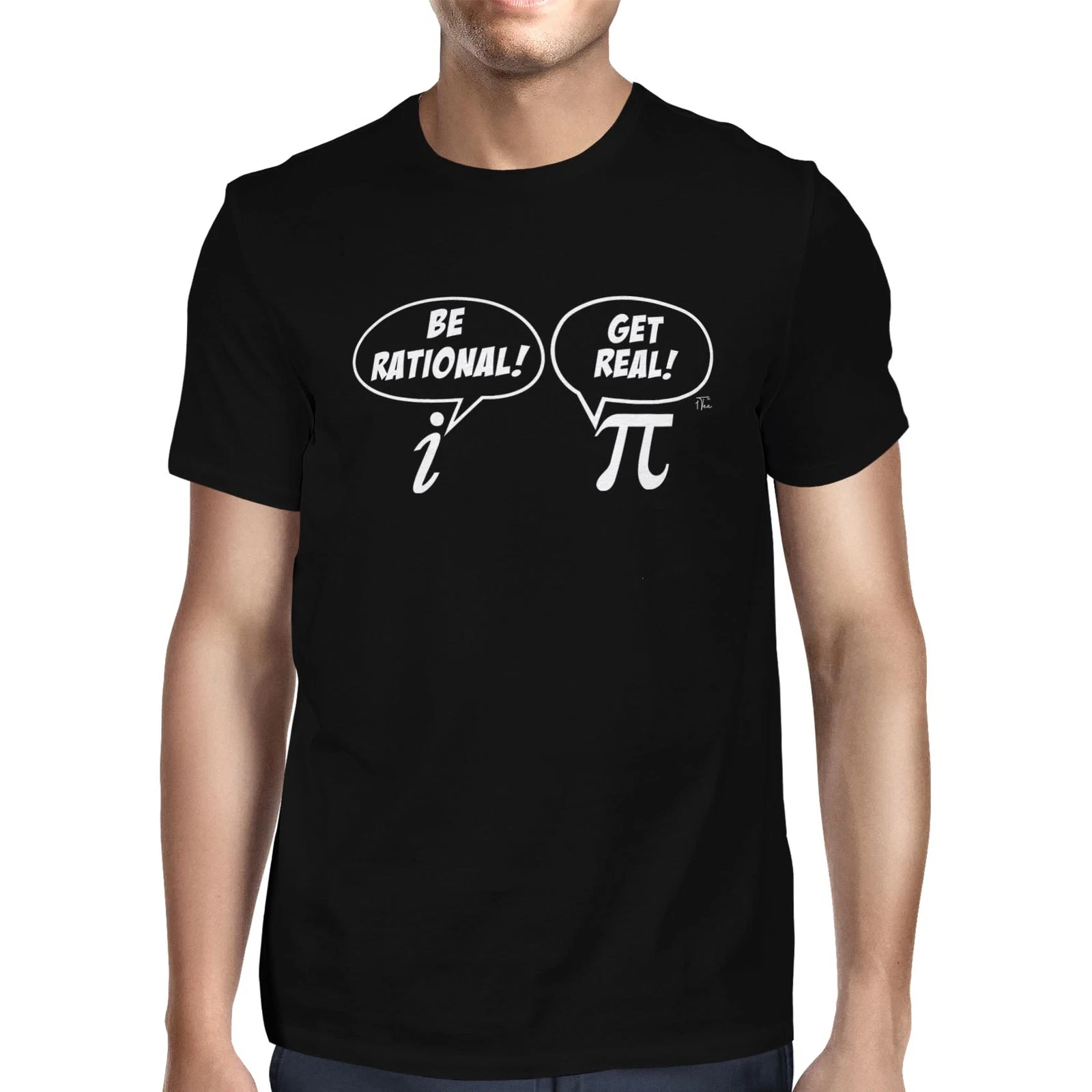 Be Rational Get Real Math Humor Clever Equation Inspired Joke Unisex T ...