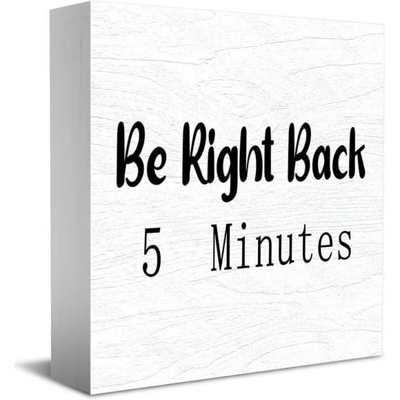 Be Right Back Sign Office