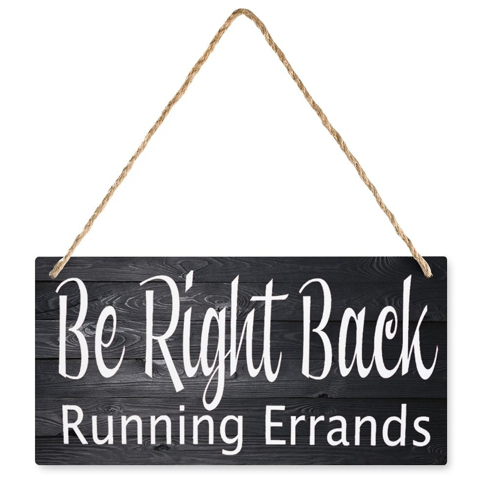 Be Right Back Running Errands Wood Office Sign Wall Decor Sign Wall Art ...