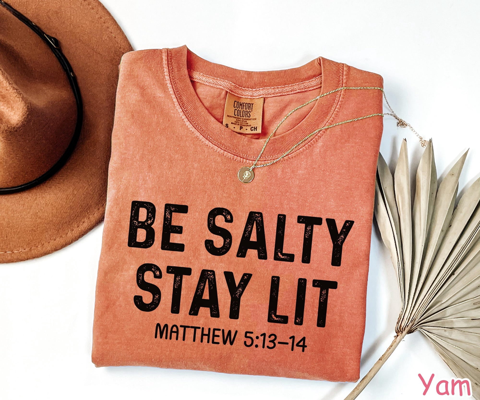 Be Salty Stay Lit Christian Shirt Salty Shirt Faith Shirt Religious ...