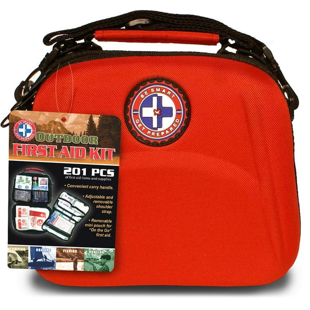 Be Smart Get Prepared 201 Piece First Aid Kit - Emergency, Home, Car ...
