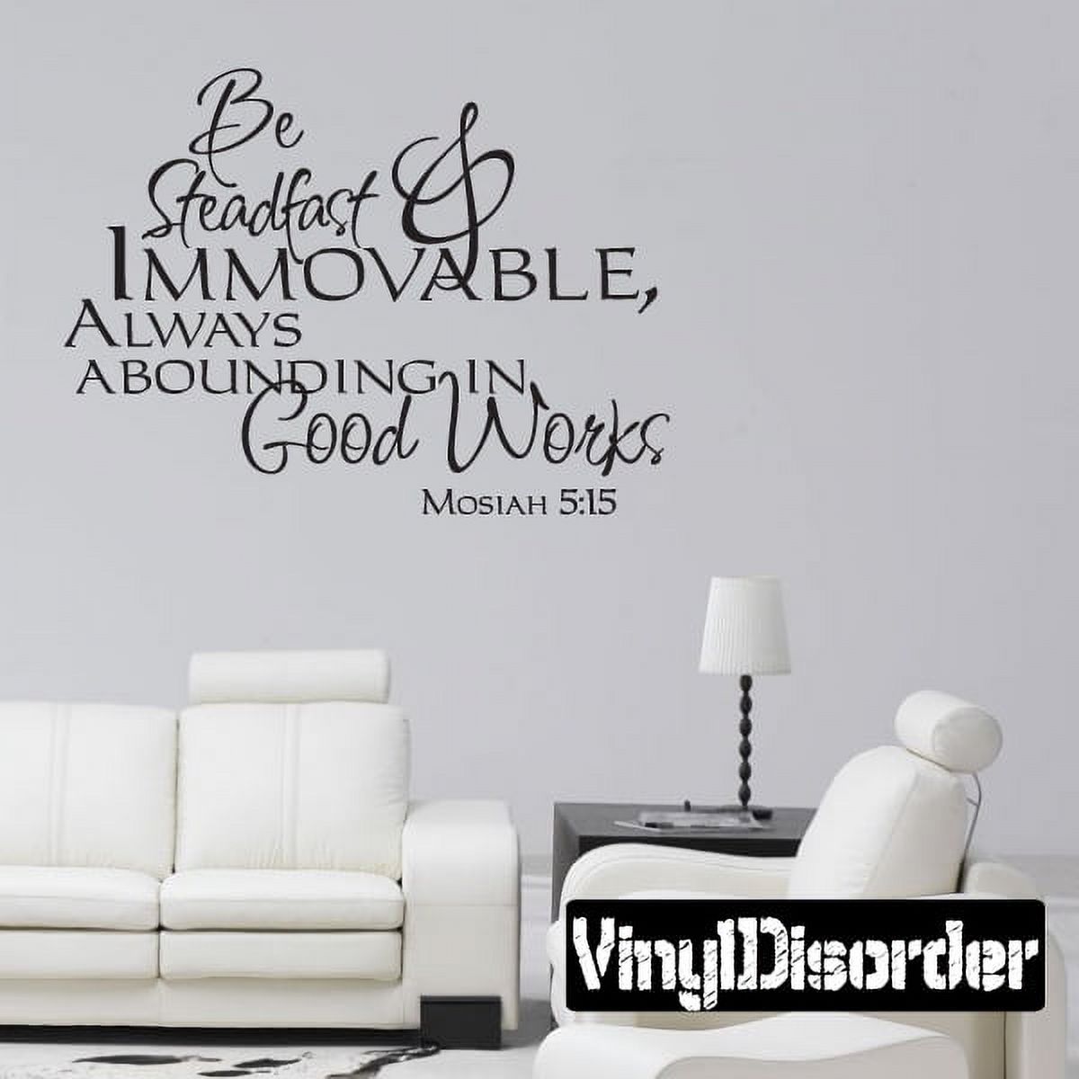 Be Steadfast and immovable, always abounding good works Scriptural ...