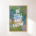 Be Still And Know Christian Wall Art, Unframed Paper Poster 8x10in ...
