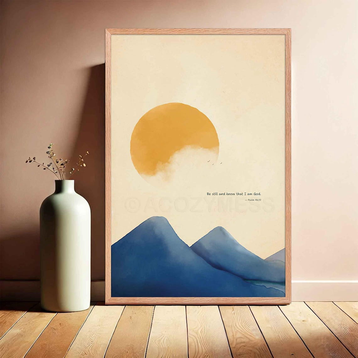 Be Still And Know Prayer Room Art, Unframed Paper Poster 16x20in ...