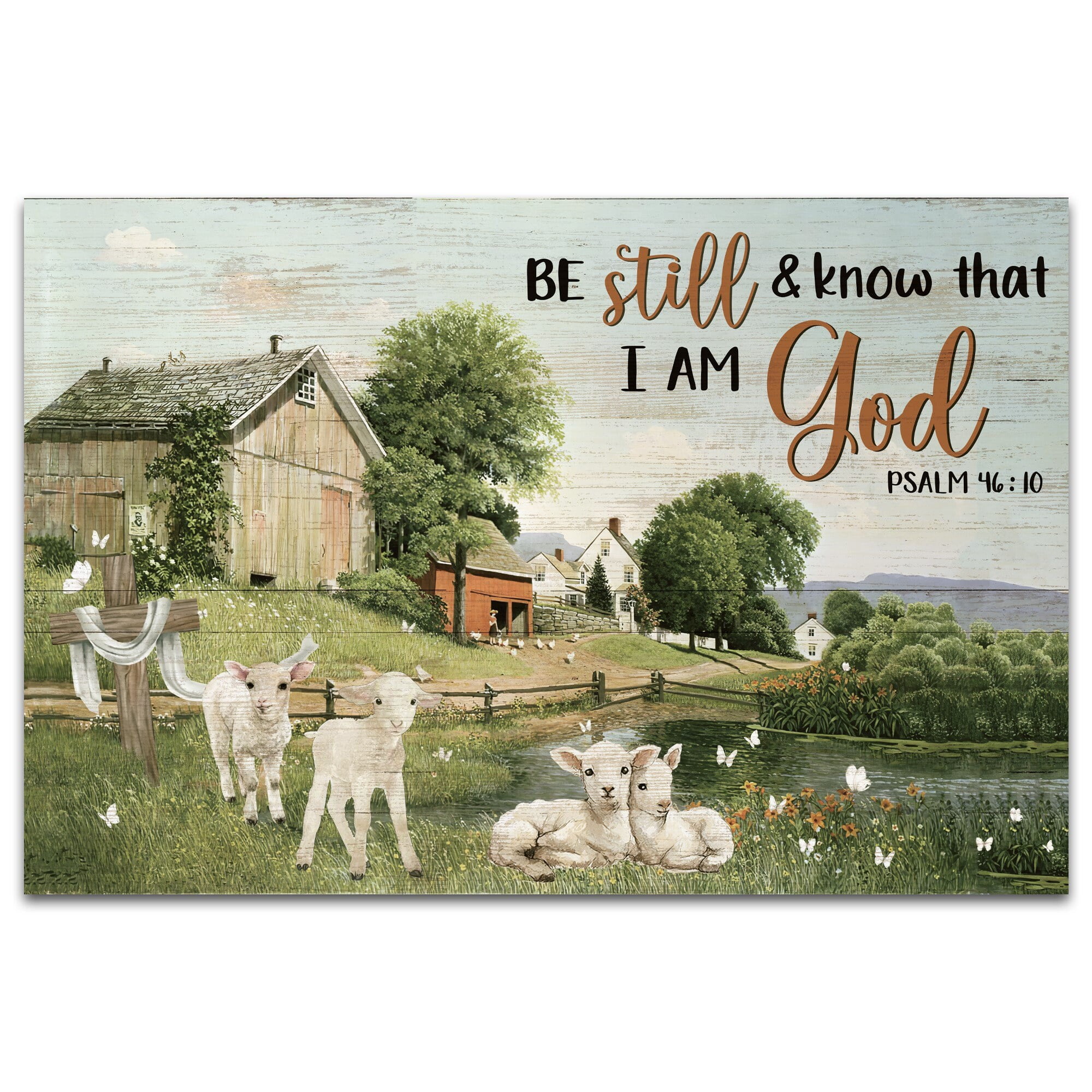 Be Still And Know That I Am God Poster, Jesus Poster, The lambs ...