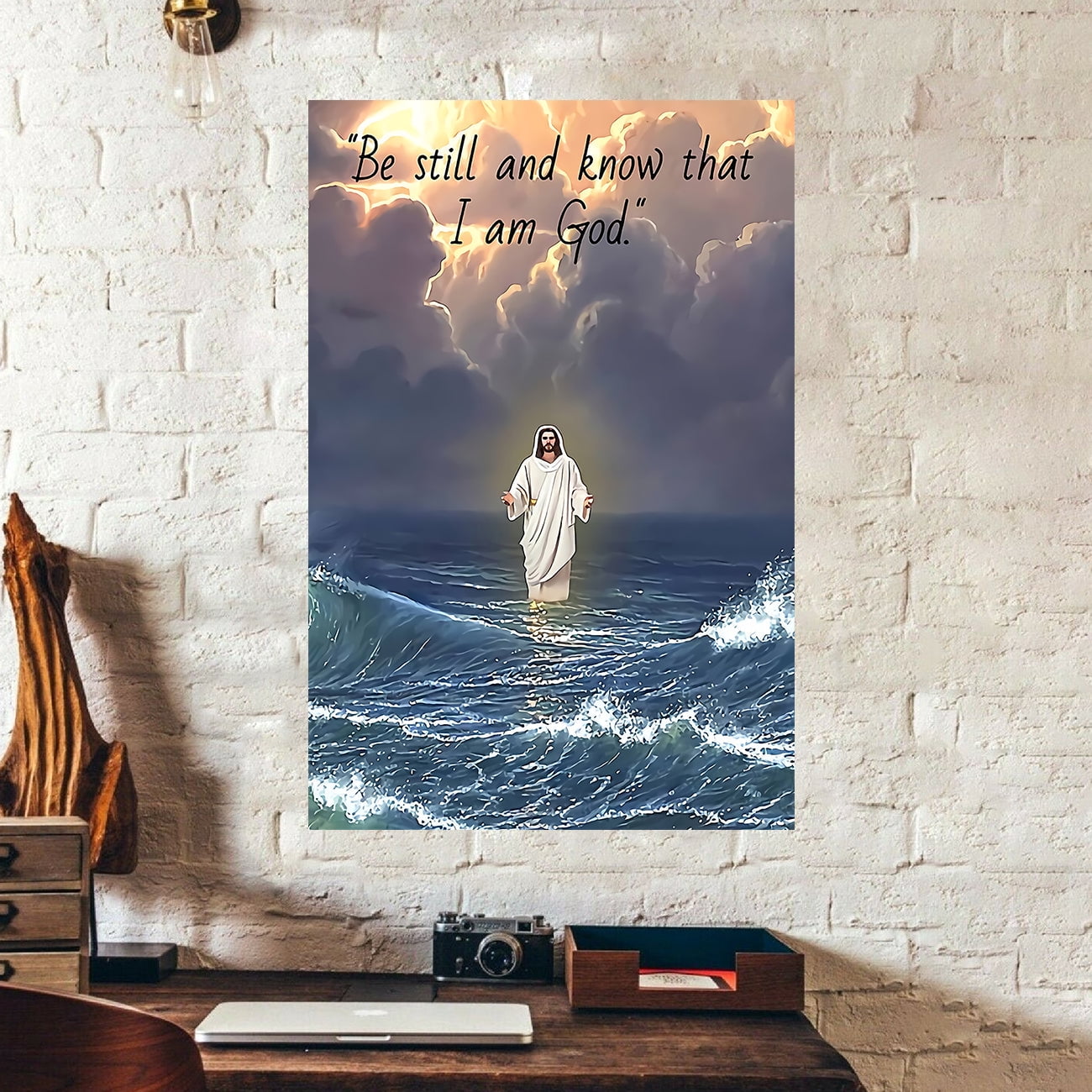 Be Still And Know That I Am God Poster Jusus poster 11 x 17 Inch Poster ...