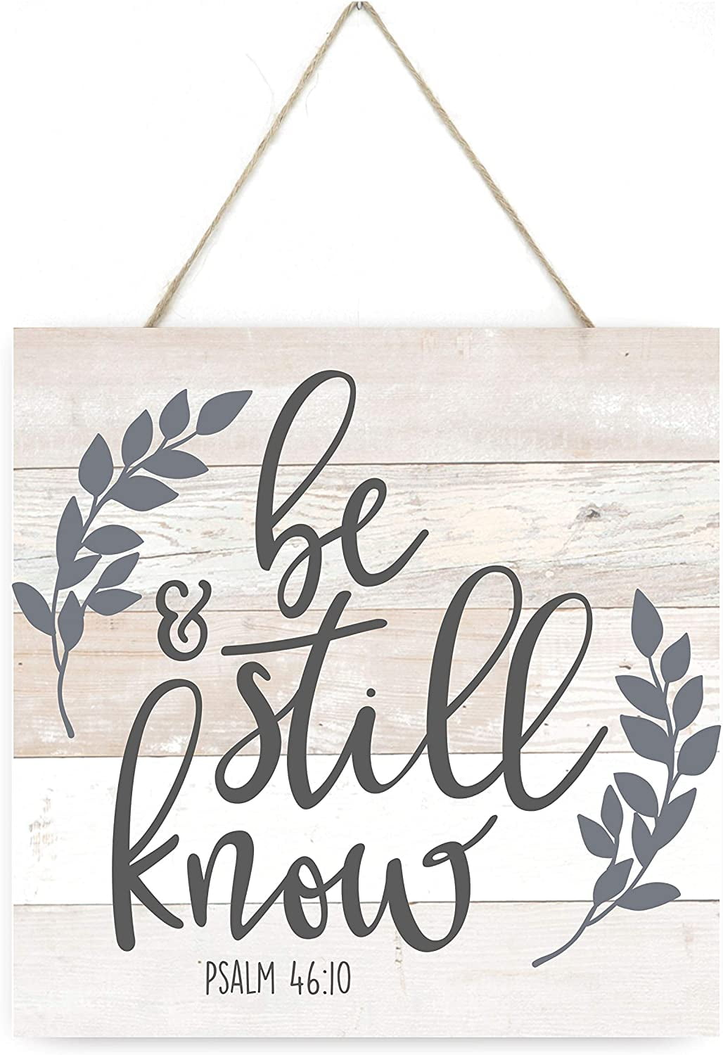 Be Still And Know Wooden Plank Sign 7.5x7.5 - Walmart.com