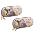 Be Still Hummingbird Quilted Glasses Case – Christian Hummingbird ...
