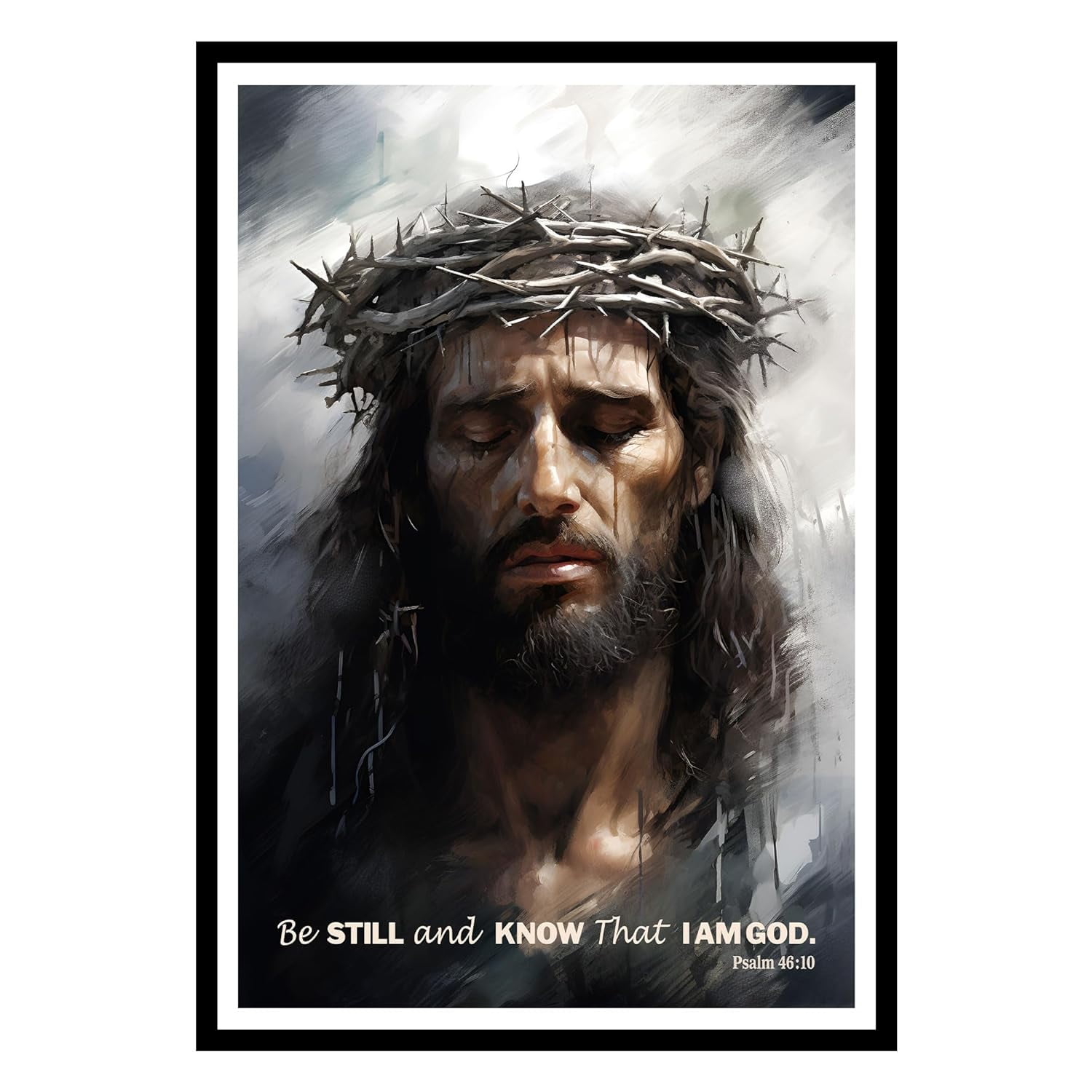 Be Still and Know Psalm 46:10, Jesus Poster, Jesus Pictures for Wall ...