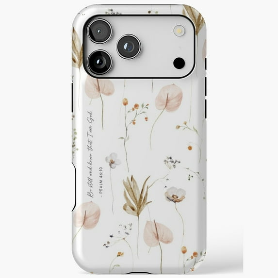 Be Still Psalm 46 10 Religious Phone Cover for iPhone 11 12 13 14 15 16 ...