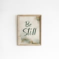 Be Still Scripture Print - Minimalist Christian Art Unframed Paper ...