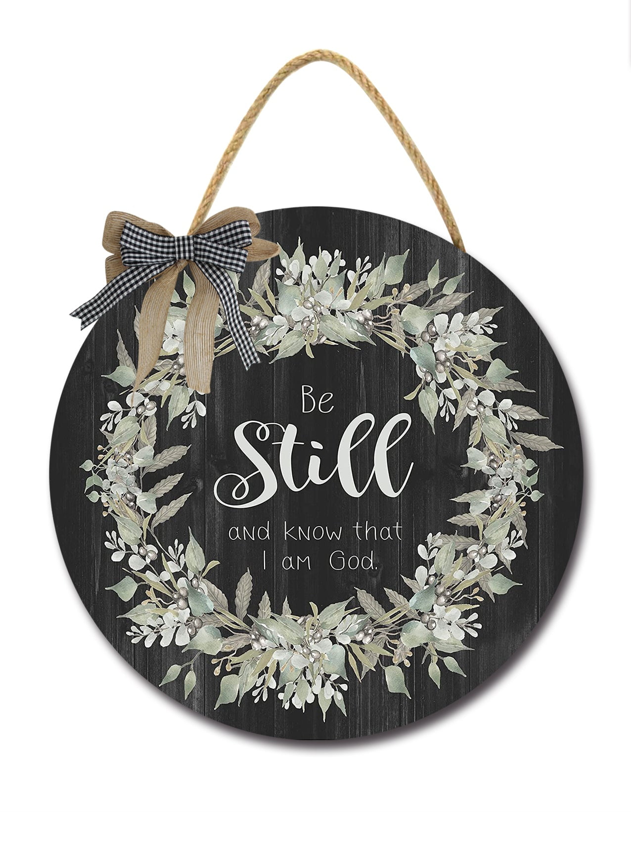 Be Still Sign for Front Door, Decor for Farmhouse Porch Decorations ...