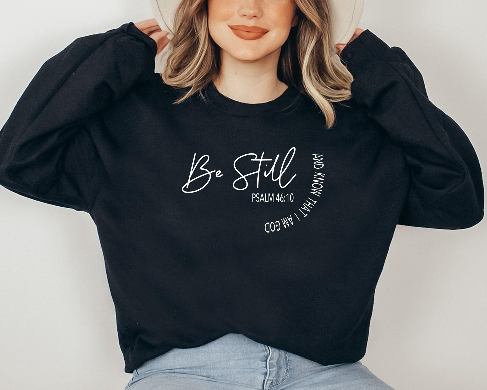 Be Still and Know TShirt Christian Hoodie Religious TShirt Be Still and ...