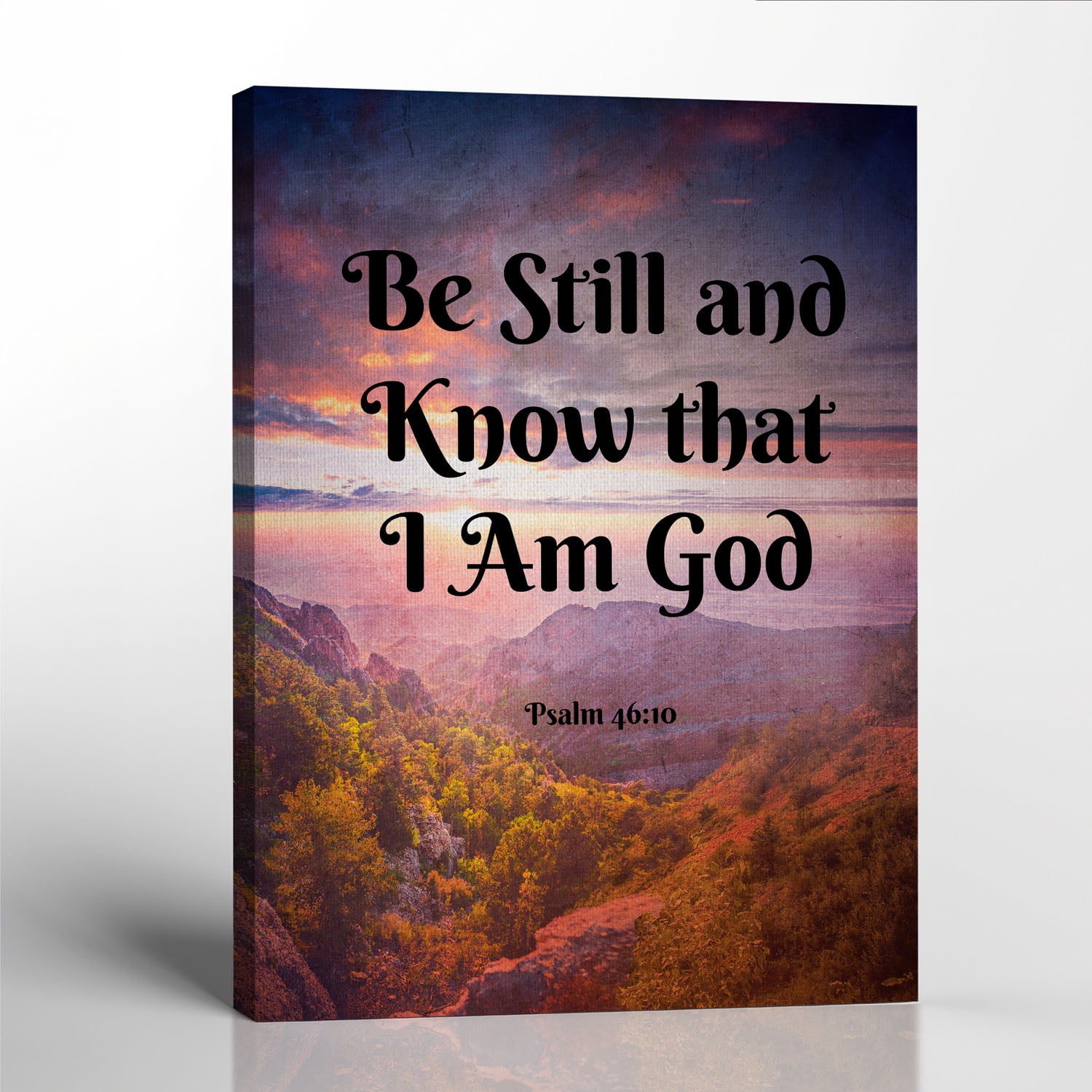 Be Still and Know Wall Decor, Psalms 46 10 Canvas Print, Be Still and ...