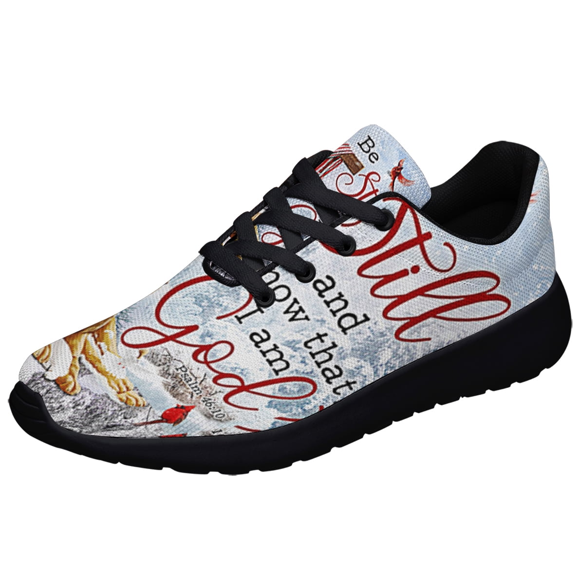 Be Stll And Know That I Am God Lion of Judah ChriStas Shoes Sneakers ...