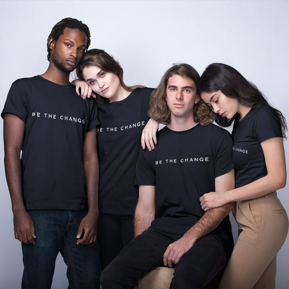 Be The Change Unisex T-Shirt - Gandhi Quote - Black Lives Matter Tee ...