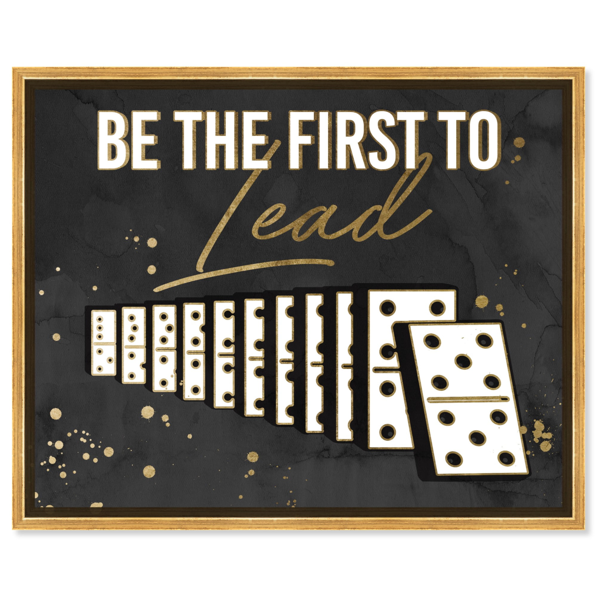 Be The First To Lead Canvas Motivational Quotes For Men Print By ...