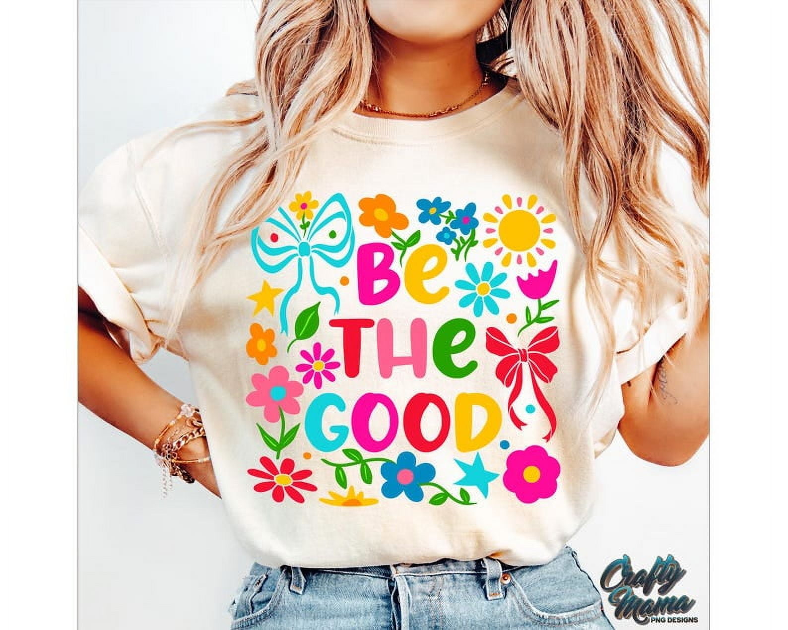 Be The Good T-Shirt, Boho Floral Inspirational Shirt, Colorful ...