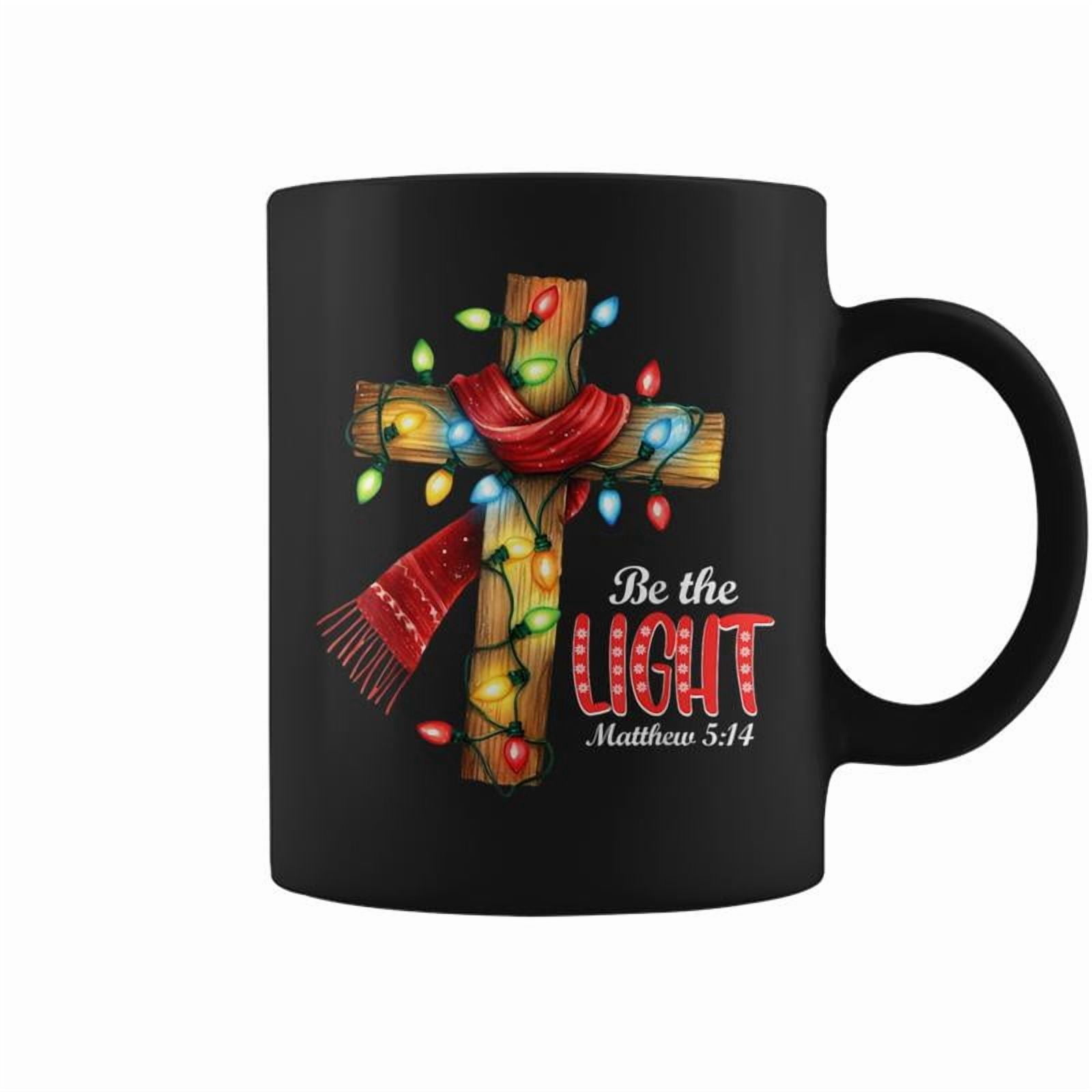 Be The Light Christian Christmas Cross Coffee Mugs - Walmart.com