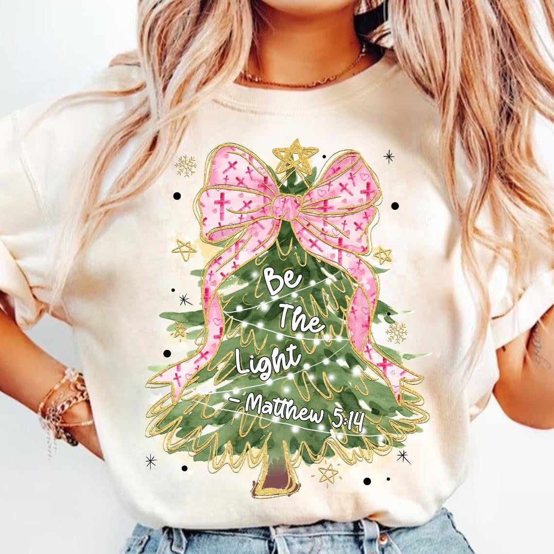 Be The Light Matthew 5:14, Jesus Winter Holiday, Hand Drawn Winter ...