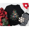 Be The Light Matthew 5 14 Shirt, Jesus Christmas Lights Shirt ...