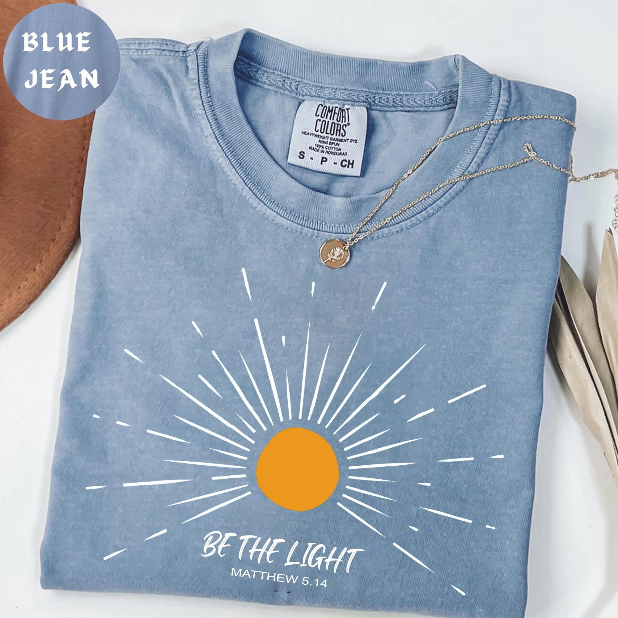 Be The Light Shirt, Bible Verse Shirt, Religious Shirt, Faith Shirt ...