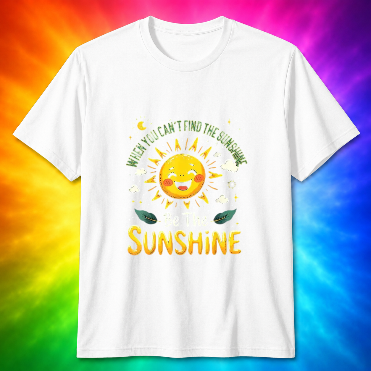 Be The Sunshine Quote Positivity Cheerful Inspirational Unisex T-shirt ...